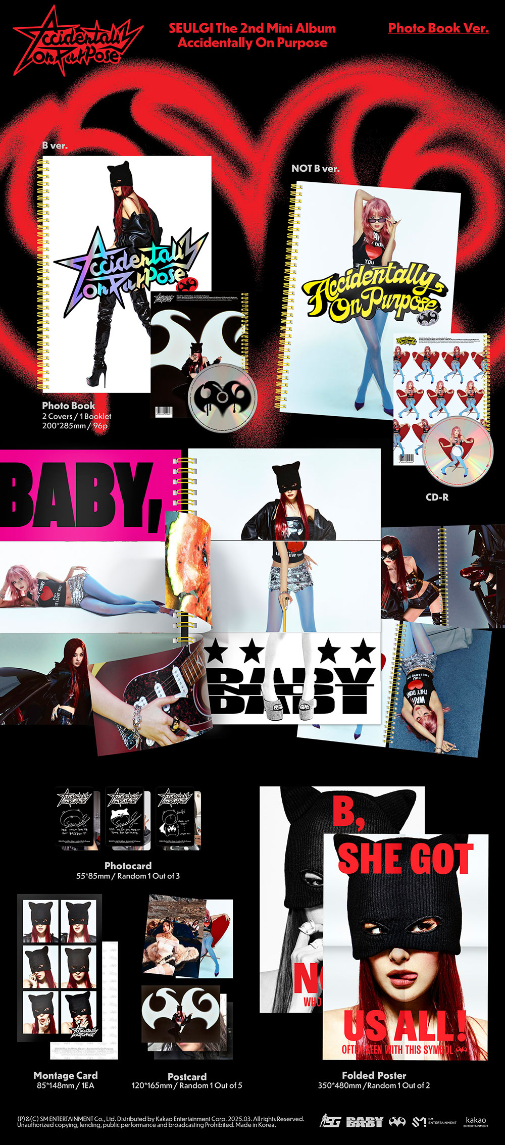 SEULGI + 2TH MINI ALBUM + Accidentally On Purpose (Photo Book Ver.) K-MONSTAR