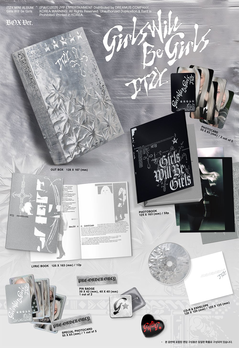 ITZY - [Girls Will Be Girls] (Box Ver.) – KPOP Store in USA