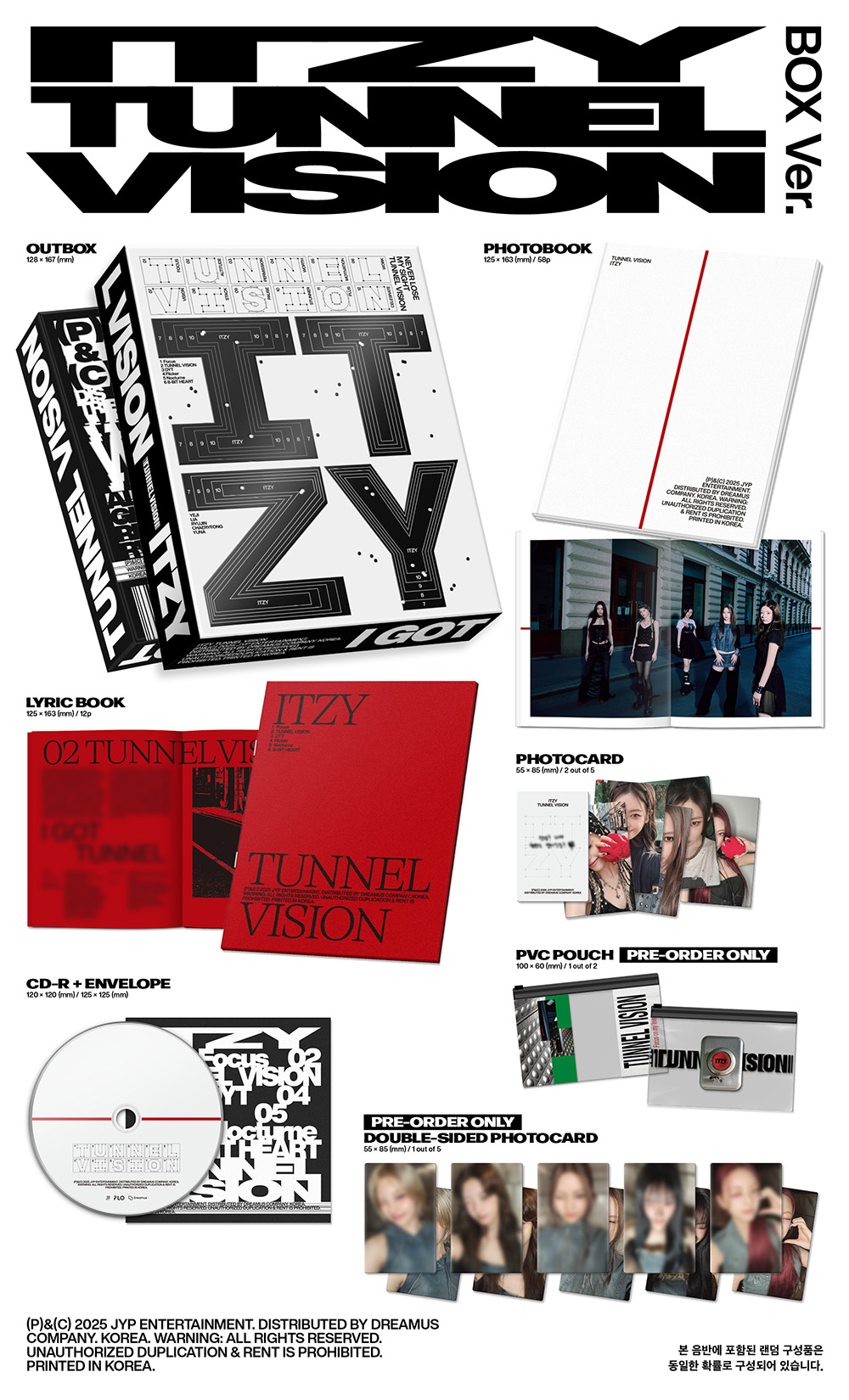 ITZY + TUNNEL VISION (BOX VER.) K-MONSTAR