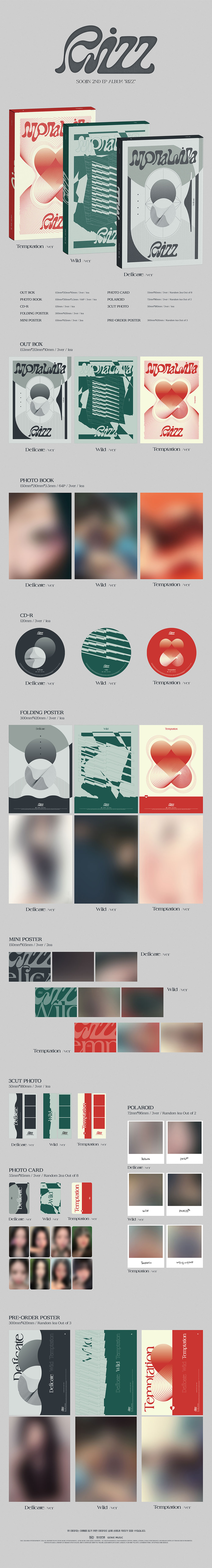 SOOJIN - 2nd EP [RIZZ] – KPOP Store in USA