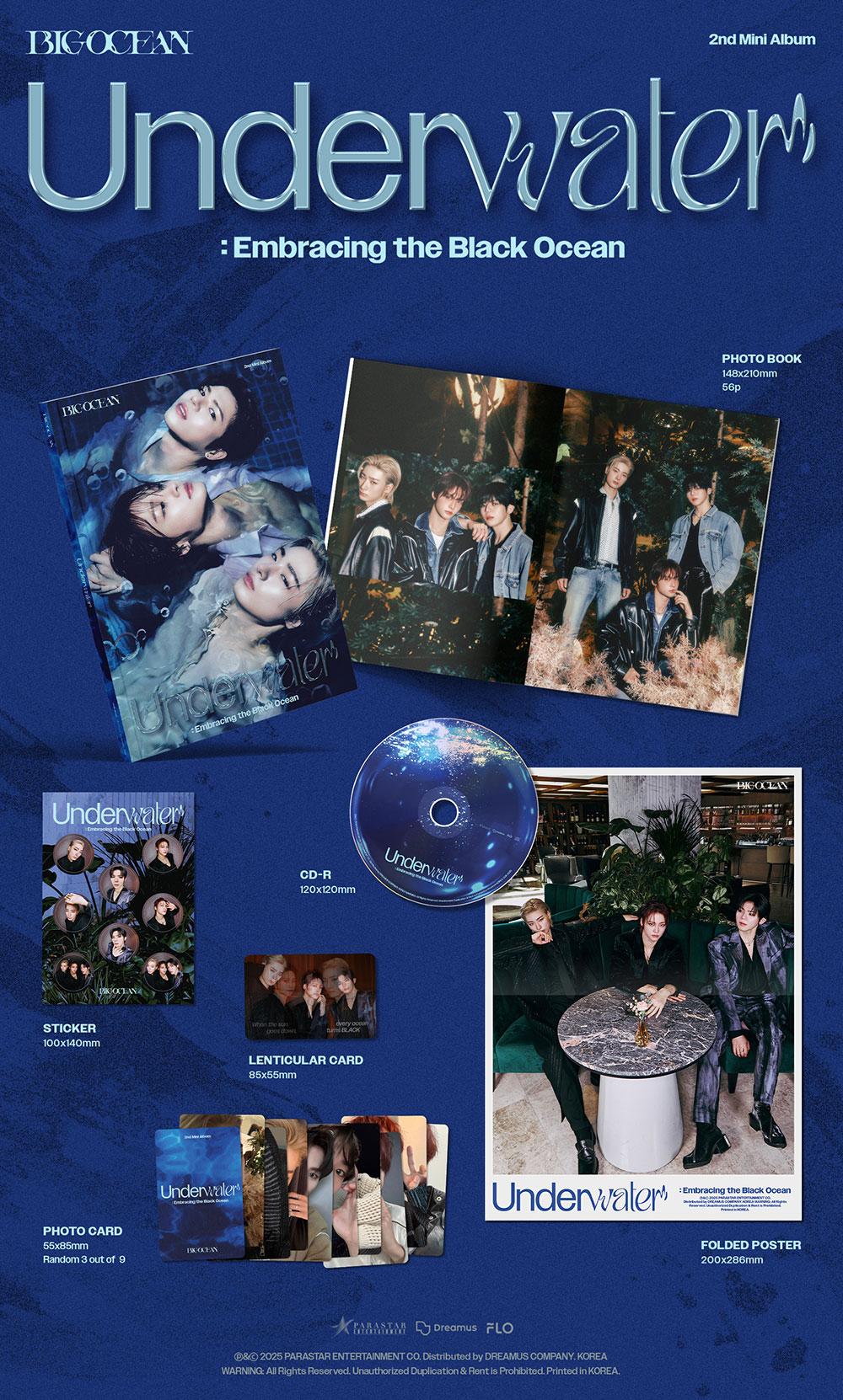 Big Ocean - 2nd Mini Album Underwater – Kpop Nation