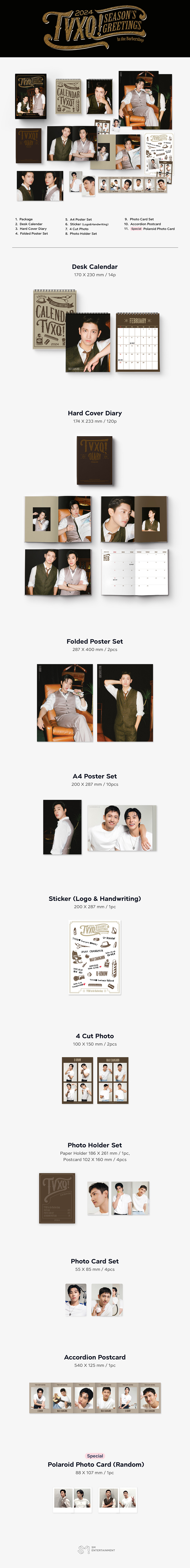 TVXQ! - 2024 SEASON'S GREETINGS – KPOP Store in USA