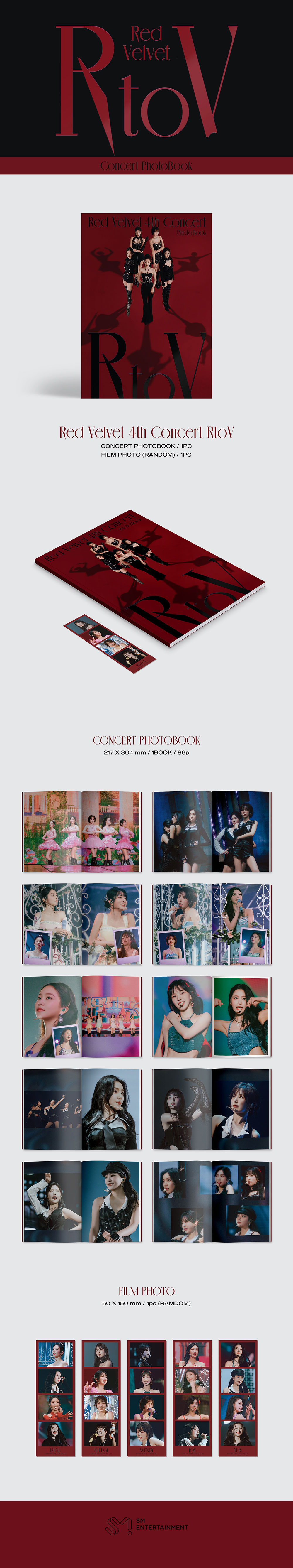 [PRE-ORDER] Red Velvet - R to V (4th Concert) Concert Photobook – Shop Idol