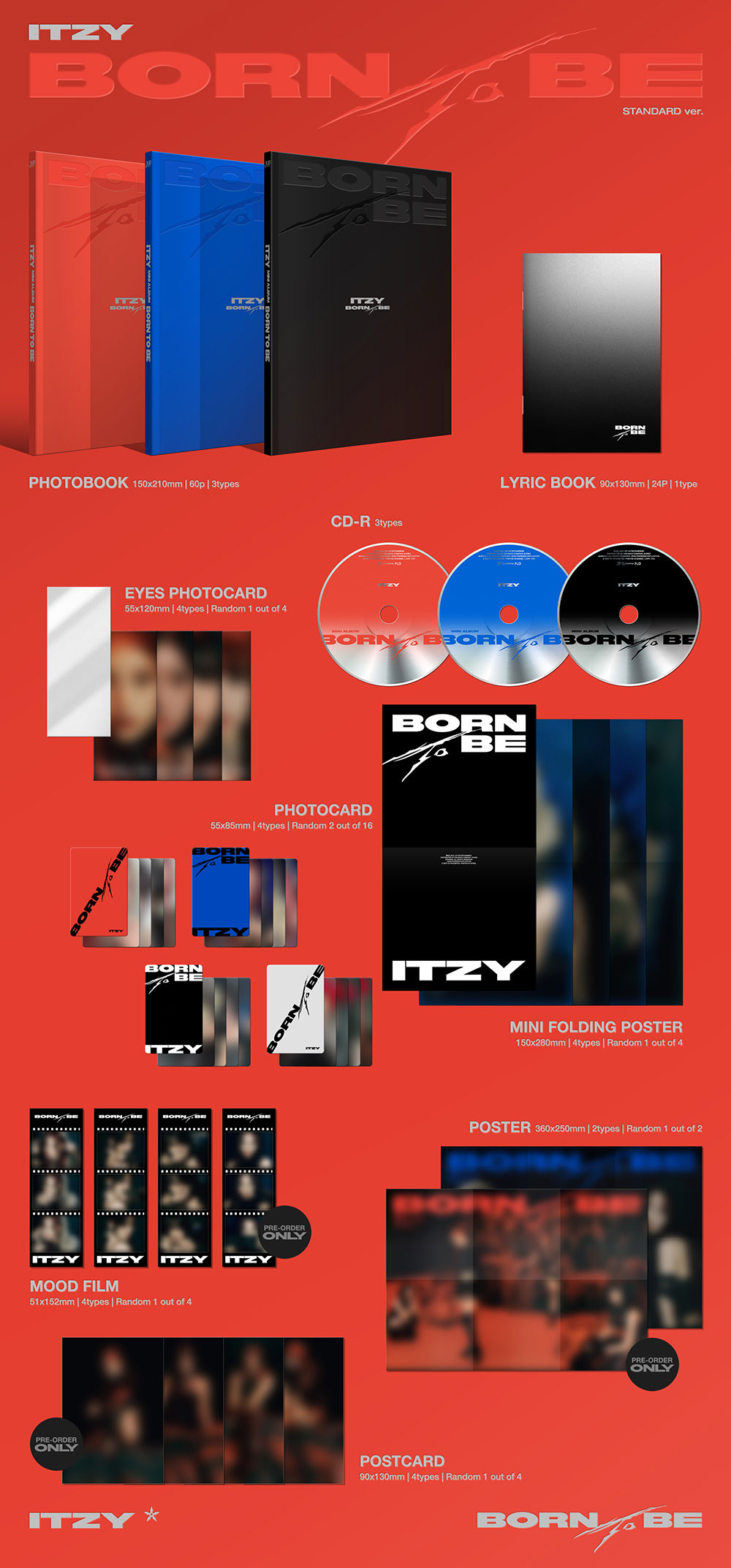 ITZY - Born To Be (Standard Ver.) – Shop Idol