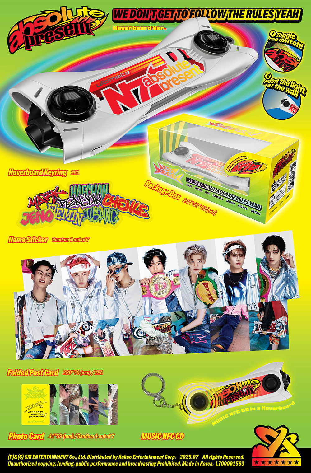 NCT DREAM + 5TH ALBUM [Go Back To The Future] (Hoverboard Ver.) K-MONSTAR
