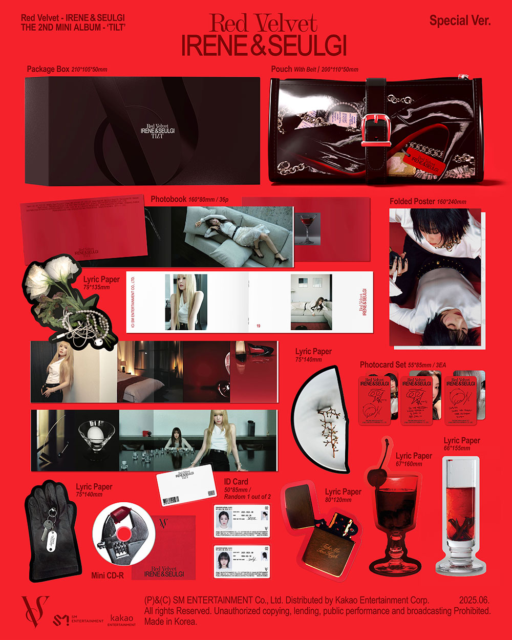 RED VELVET IRENE & SEULGI 2ND MINI ALBUM [TILT] SPECIAL VER. LIMITED E ...