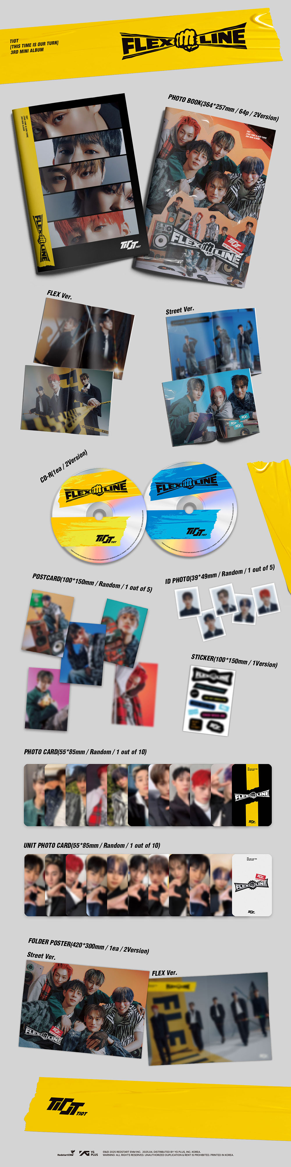 TIOT - 3rd Mini Album FLEX LINE (Photobook ver.) – Kpop Nation