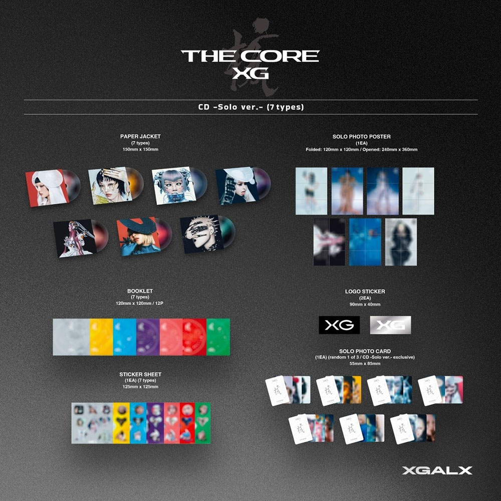 XG + 1st Full Album [THE CORE - 核] (Solo ver. COCONA) K-MONSTAR