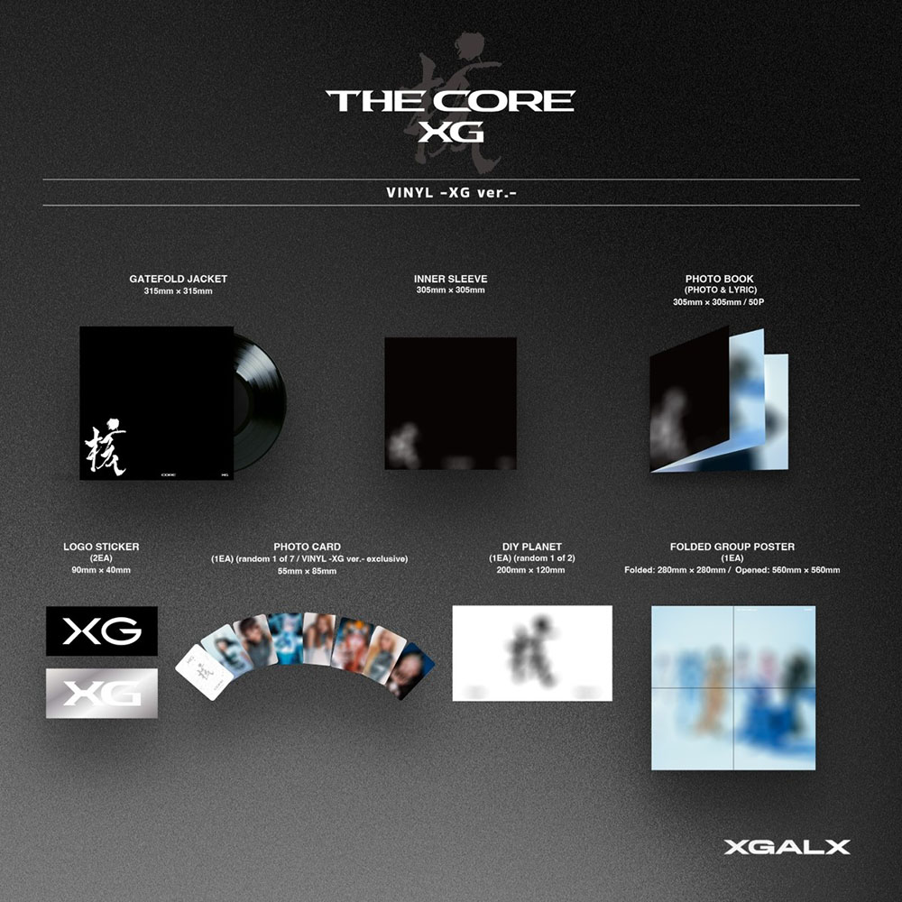 XG + 1st Full Album [THE CORE - 核] (VINYL ver.) K-MONSTAR