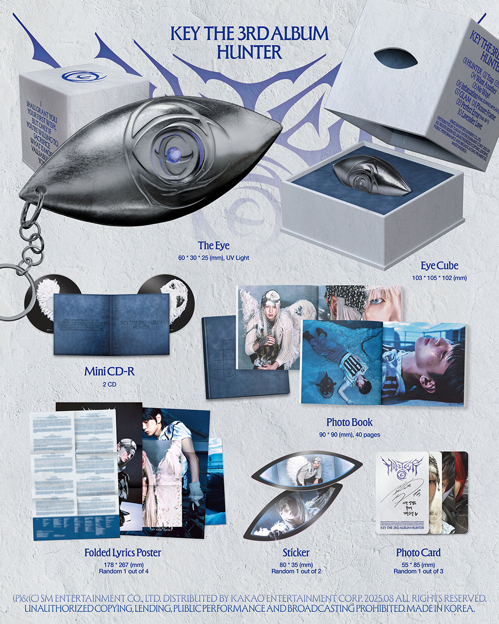 KEY + 3RD ALBUM [HUNTER] (The Cube Ver.) K-MONSTAR